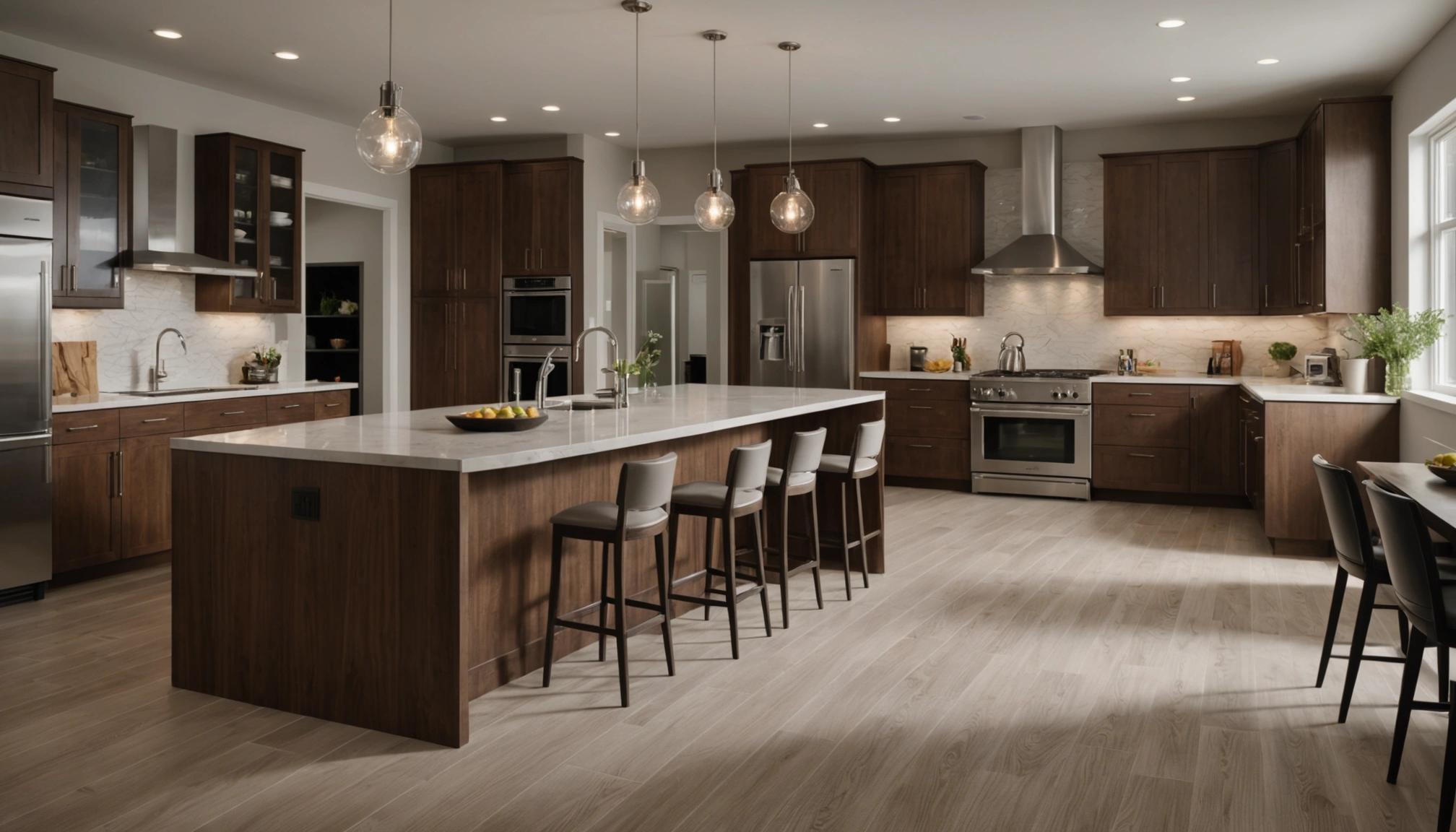 L'îlot central en bois : charme et fonctionnalité moderne